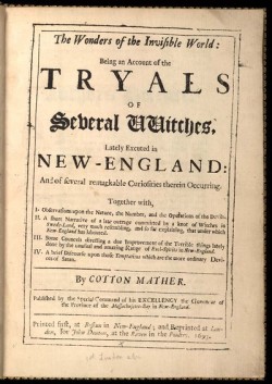 Salem Witch Trials: Primary Sources - History of Massachusetts Blog