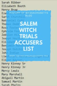 Salem Witch Trials Accusers - History of Massachusetts Blog
