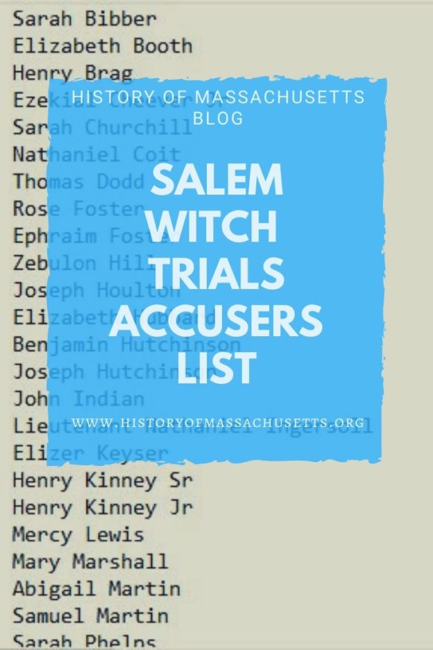 Salem Witch Trials Accusers - History of Massachusetts Blog